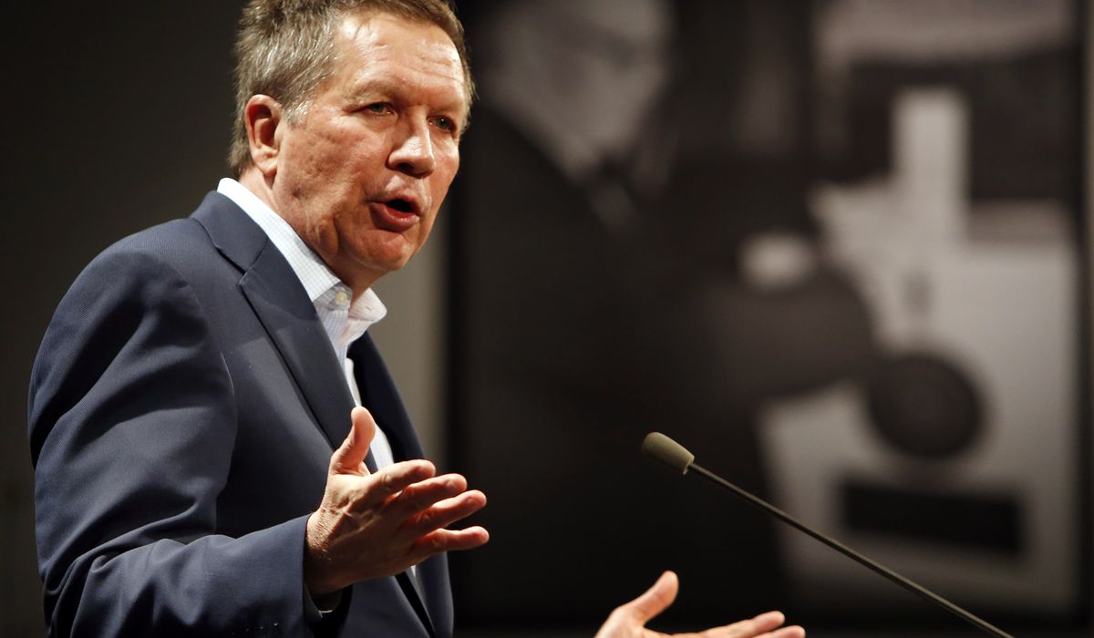 Kasich Defend Medicaid Expansion Common Core Standards Washington Times kasich-defend-medicaid-expansion-common-core-standards-washington-times