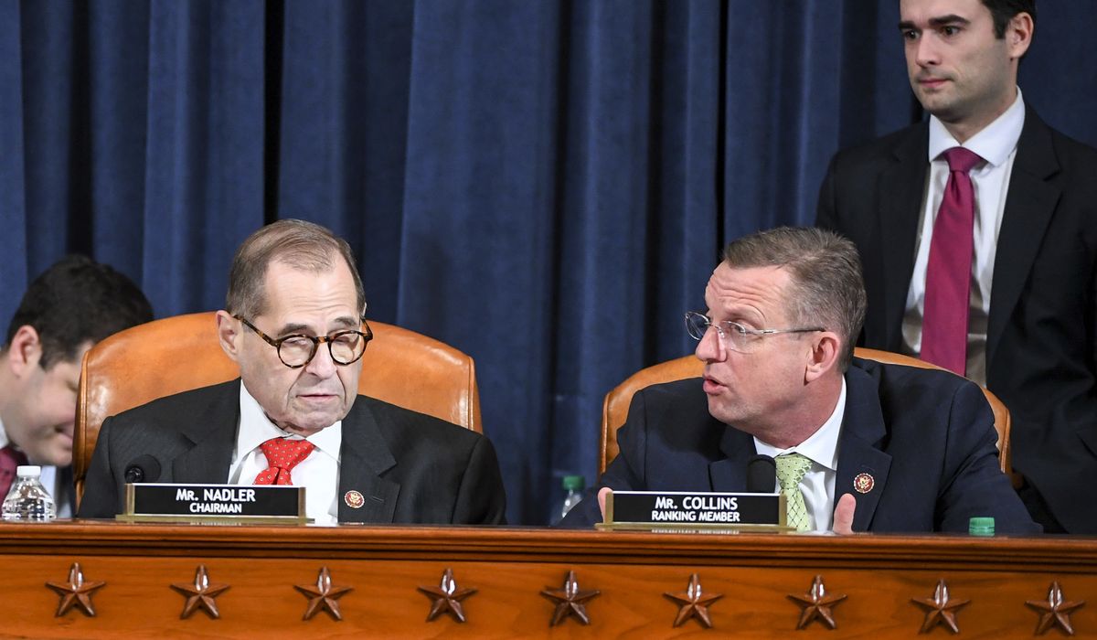 House Panel Approves 2 Trump Impeachment Charges Washington Times