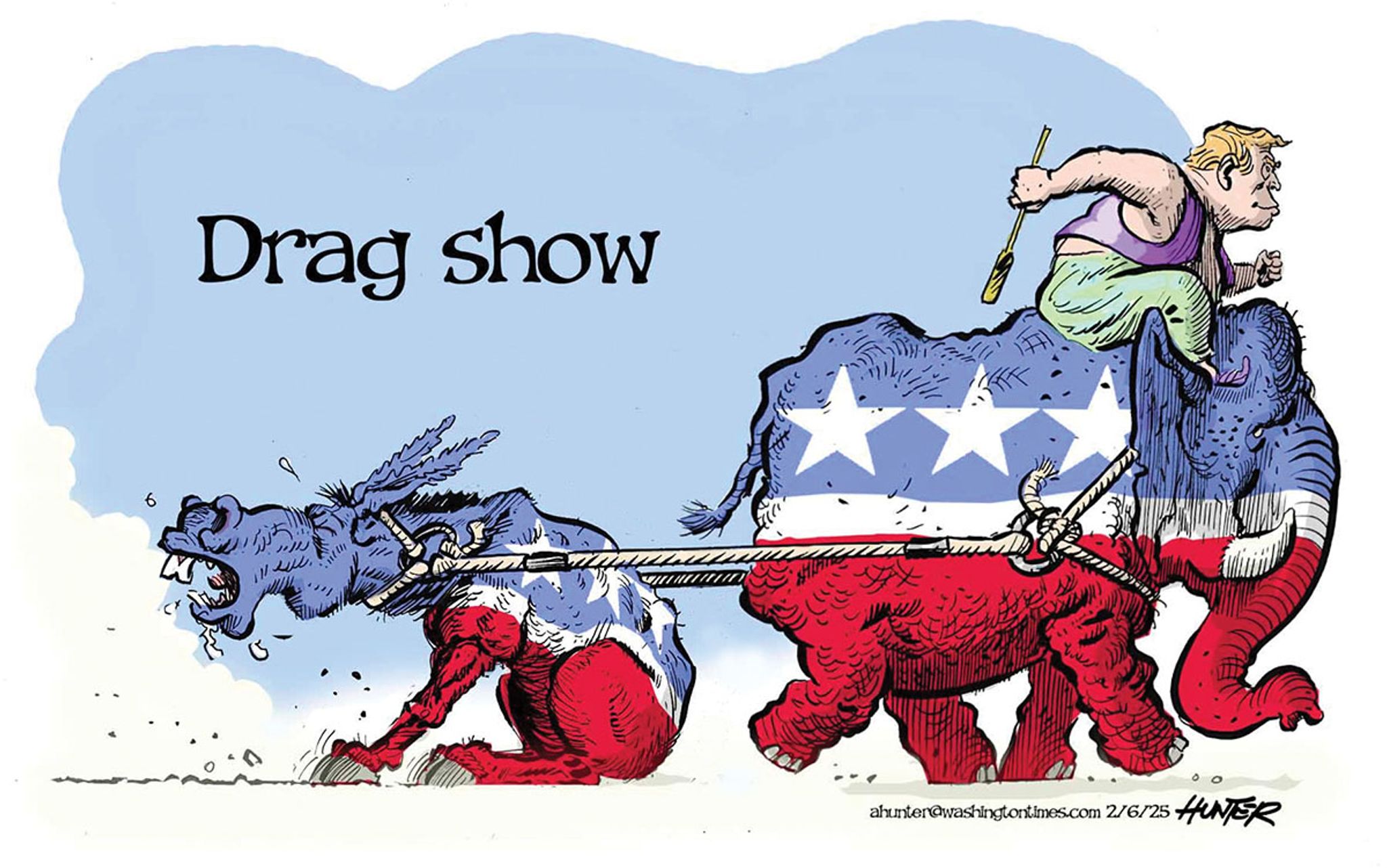 Political Cartoons - Tooning into President Trump - Drag show ... Political Cartoons - Tooning into President Trump - Drag show ...